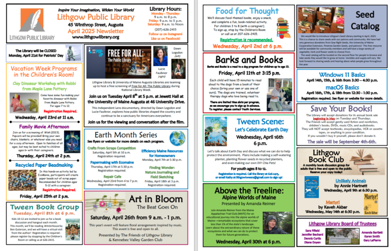 Lithgow Public Library Newsletter – Lithgow Public Library