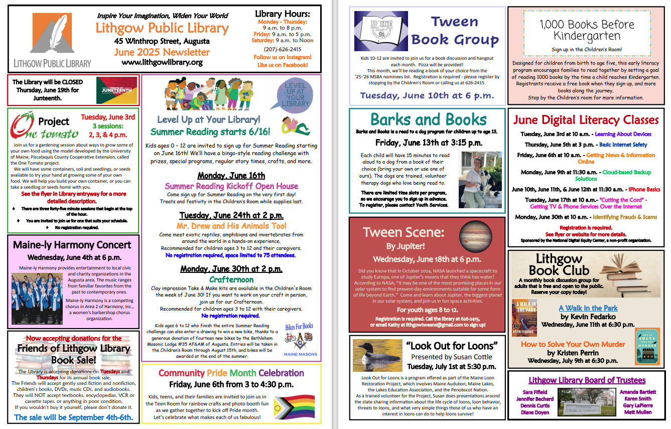 Lithgow Public Library Newsletter – Lithgow Public Library